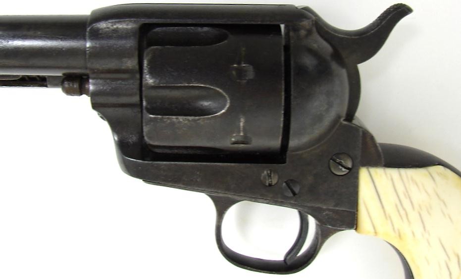 Colt Single Action .45 caliber revolver with 4 3/4 barrel & fine old ...