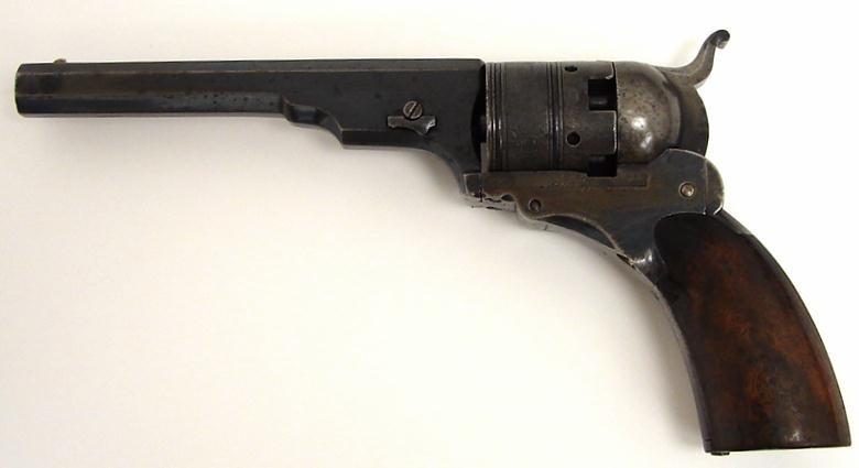 Colt No 2 Belt Paterson revolver with 4 1/2 barrel, 80% blue and ...