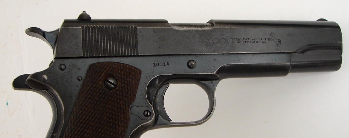 Colt Super 38 .38 Super caliber pistol manufactured 1935. Very good ...
