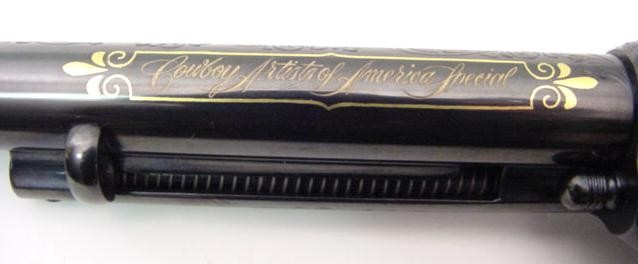 Colt "Cowboy Artist of America" special gold inlay with ivory grips SAA ...