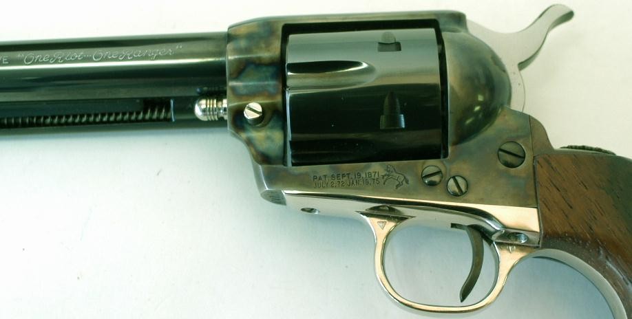 Colt Texas Ranger 45 caliber commemorative with badge and book. (com331 ...