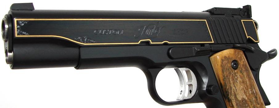 Kimber Super America .45 ACP caliber pistol. Custom shop model with ...