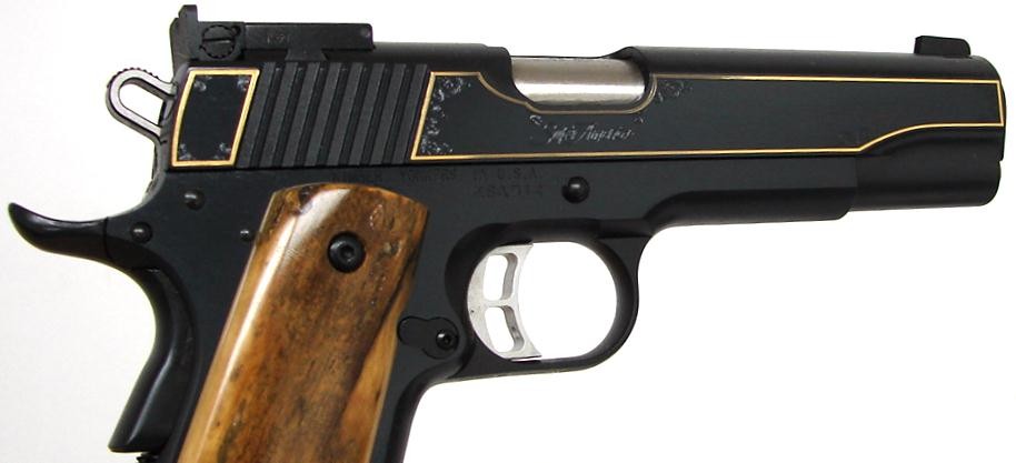 Kimber Super America .45 ACP caliber pistol. Custom shop model with ...
