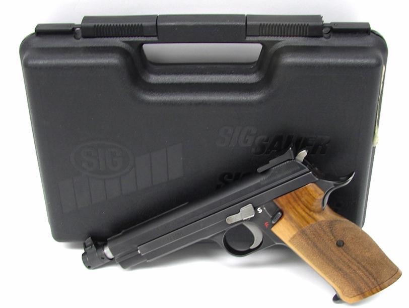 Sig P210-5 9mm caliber Target pistol nicely customized with NIL grip ...