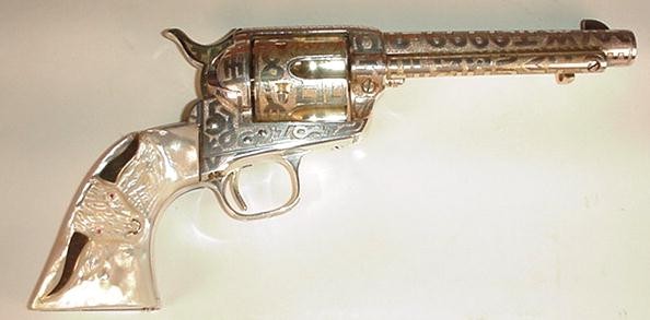 Pair of Colt SAA's - 32-20 caliber custom engraved revolvers by Cole ...