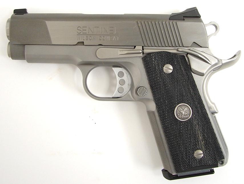 Wilson Combat Sentinel .45 ACP caliber pistol. New stainless model with ...