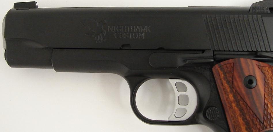 Nighthawk Custom Talon II .45 ACP caliber pistol. Commander size ...