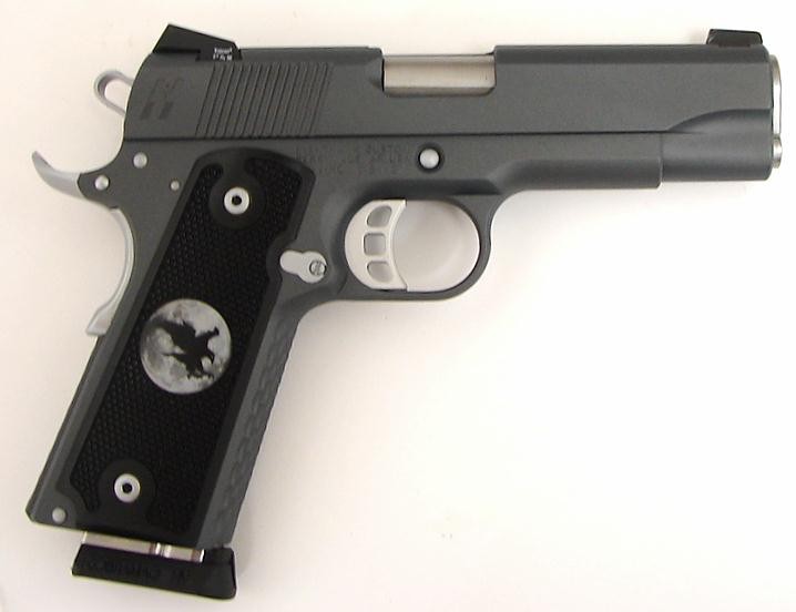Nighthawk Custom Lady Hawk 9MM caliber pistol. This is a commander size ...