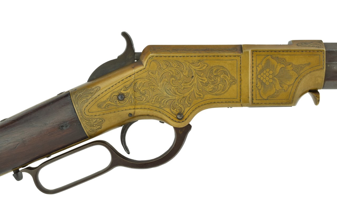 Beautiful Factory Engraved Henry Rifle (W9158) - Collectors Firearms