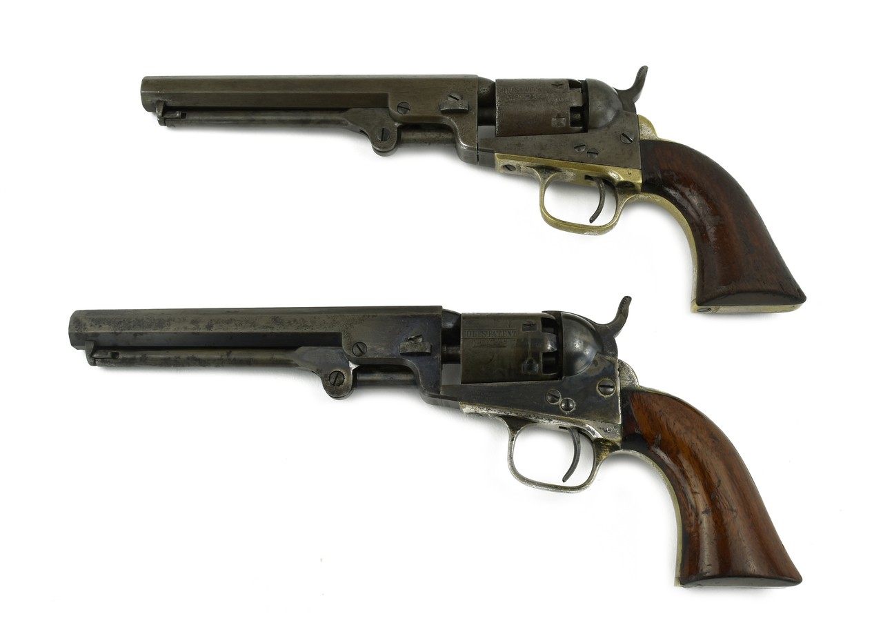 Double Cased Set of Colt 1849 Pocket Revolvers (C13226) - Collectors ...