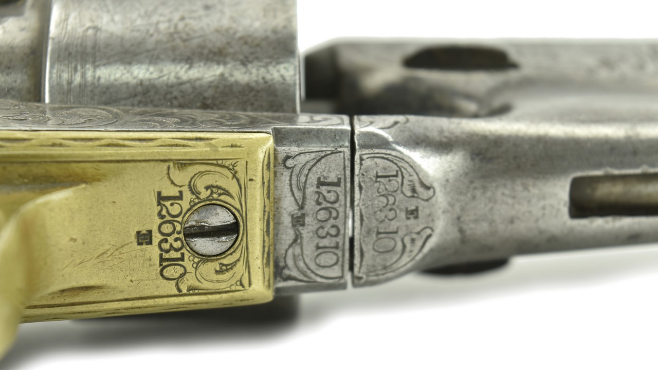 Colt Factory Engraved Model 1860 Army Revolver (C12974) - Collectors ...