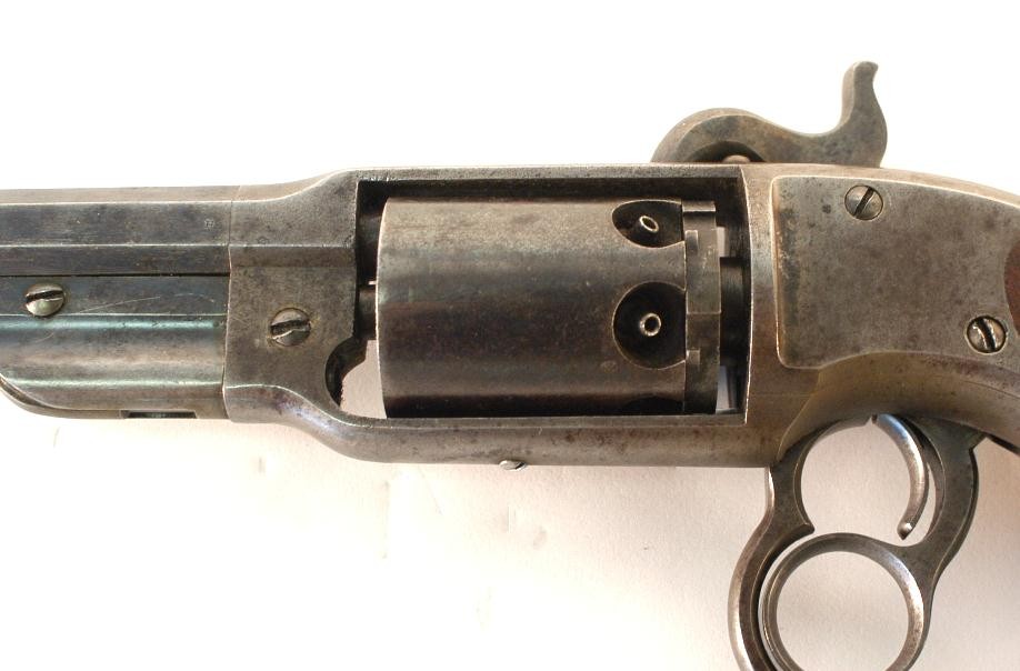 Savage North Navy revolver. Martial sub inspectors marks on barrel and ...