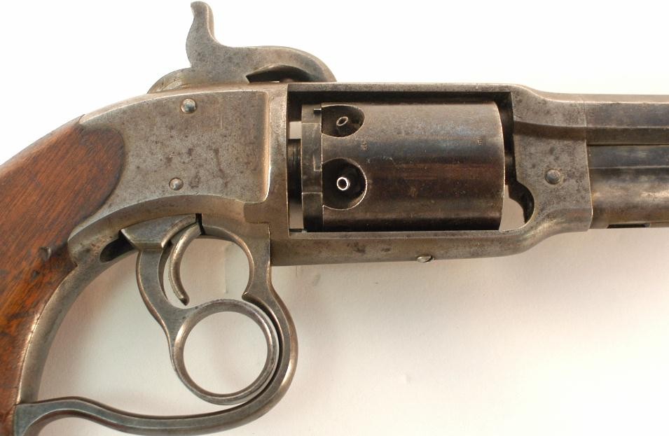 Savage North Navy revolver. Martial sub inspectors marks on barrel and ...