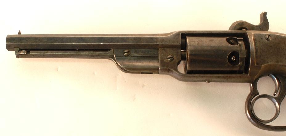 Savage North Navy revolver. Martial sub inspectors marks on barrel and ...