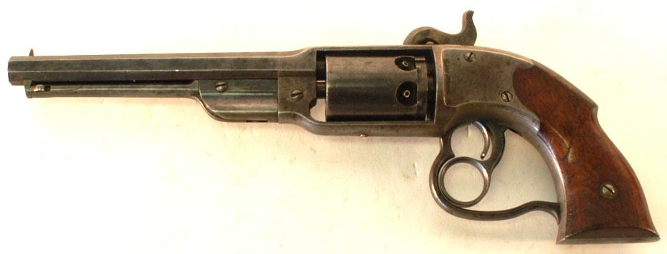 Savage North Navy revolver. Martial sub inspectors marks on barrel and ...
