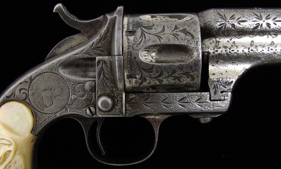 Merwin & Hulbert 1st Model .44-40 caliber revolver. Factory engraved ...