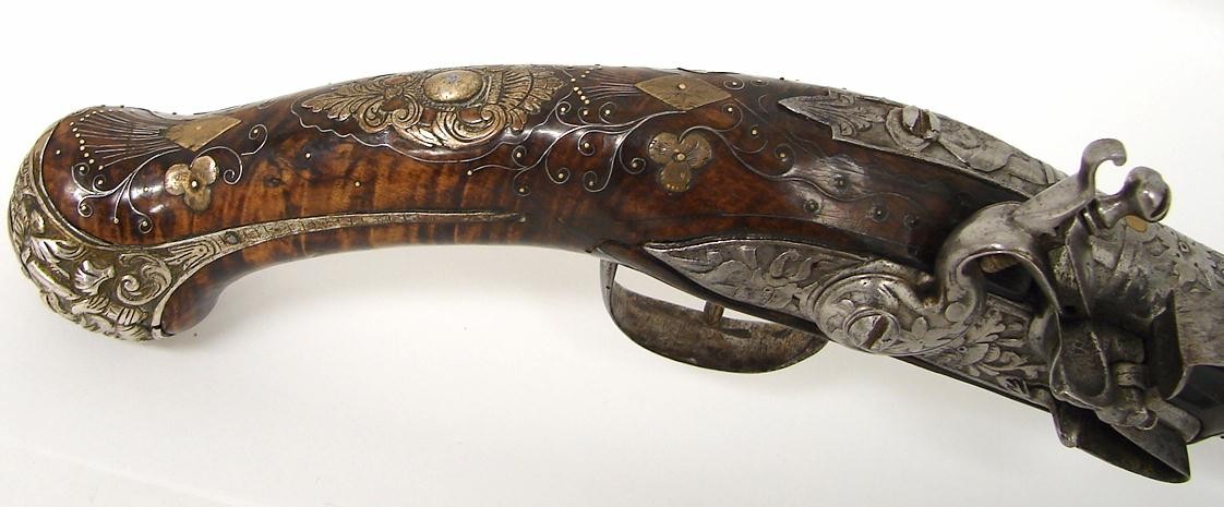 Pair Of Well Decorated Flintlock pistols made for Turkish market ...