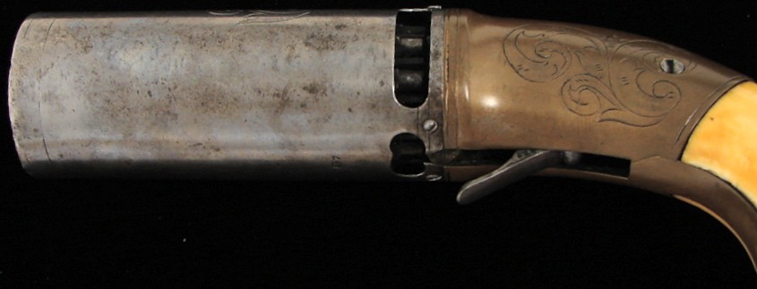 Pecare and Smith Pepperbox .28 caliber 10 shot revolver. This is the very best Pecare and Smith ...