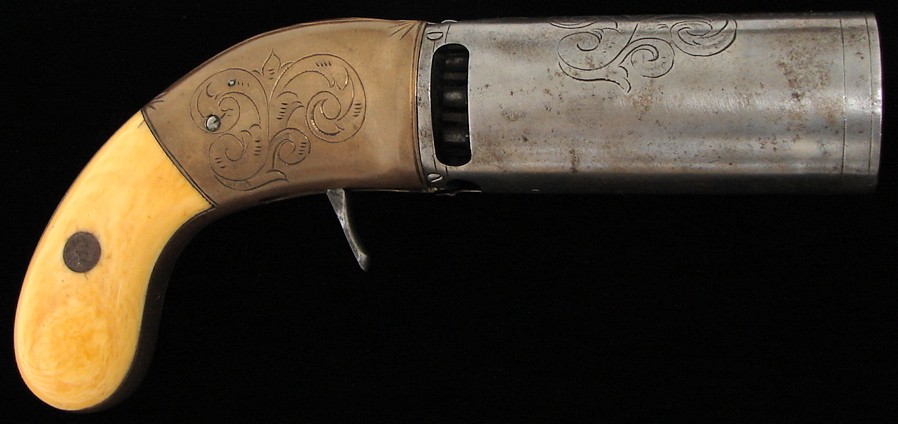 Pecare and Smith Pepperbox .28 caliber 10 shot revolver. This is the very best Pecare and Smith ...