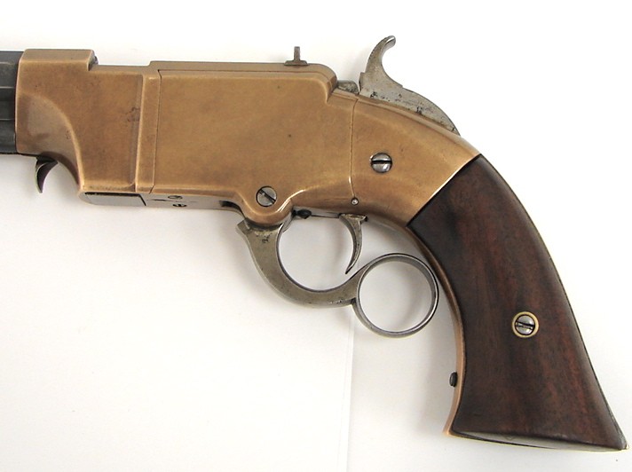 Volcanic Repeating Arms Co. pistol with an 8" barrel. Bore is good ...