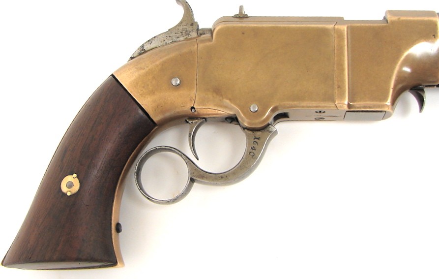Volcanic Repeating Arms Co. pistol with an 8" barrel. Bore is good ...