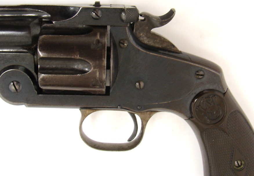 Smith & Wesson New Model #3 .44 Russian caliber revolver. Has an ...