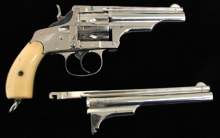 Merwin & Hulbert medium frame revolver .38 caliber with matching extra ...