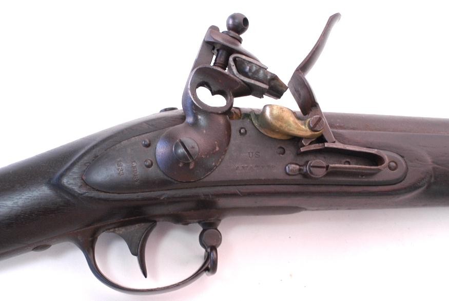 U.S. Model 1816 musket for Navy. Was probably a percussion conversion ...