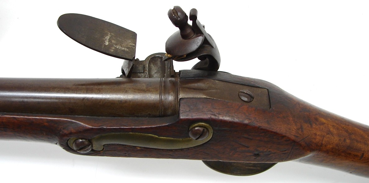 Dutch Military Flintlock musket with 34 barrel. Measures 49 overall ...