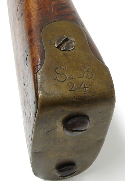 Dutch Military Flintlock musket with 34 barrel. Measures 49 overall ...