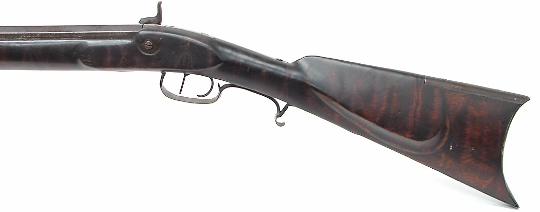 Tennessee Flintlock percussion .50 caliber rifle with 48 barrel. Very ...