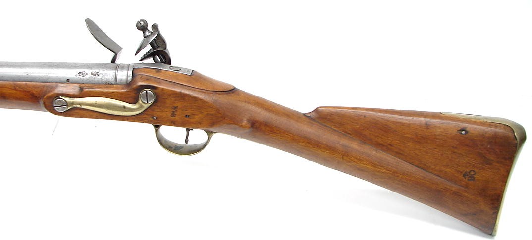 British 3rd Model Brown Bess 39 length barrel crown GR on lock Tower ...