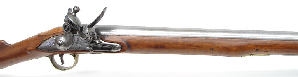 British 3rd Model Brown Bess 39 length barrel crown GR on lock Tower ...