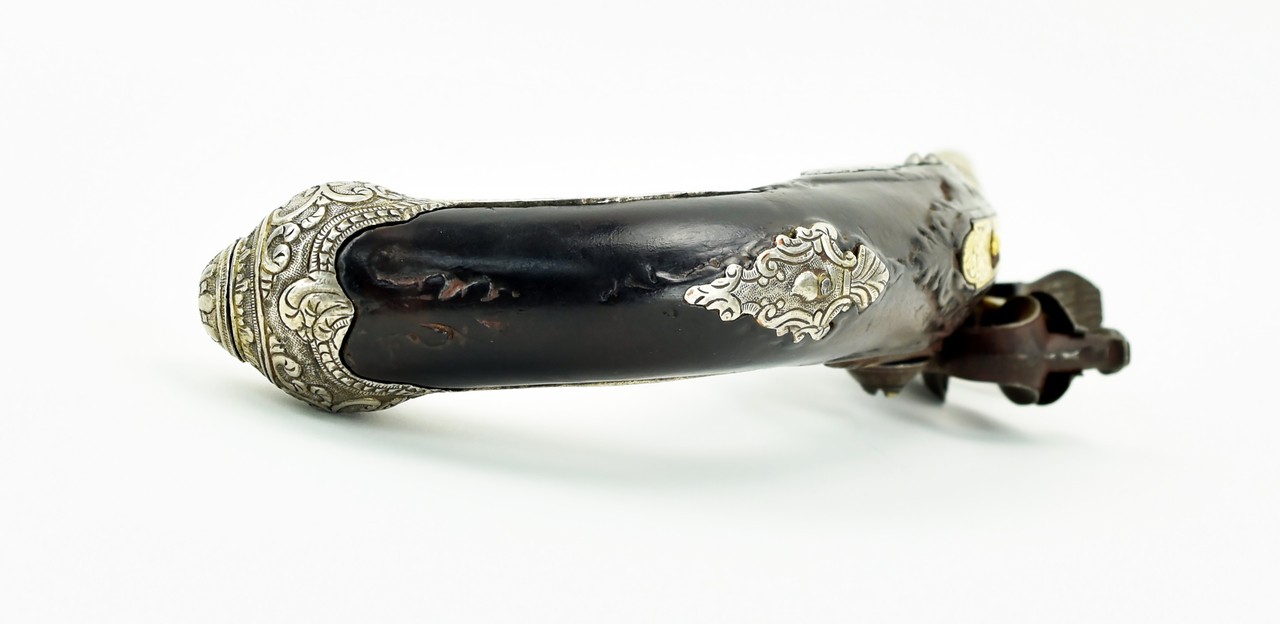 Antique Middle Eastern Flintlock Pistol (AH3799) - Collectors Firearms