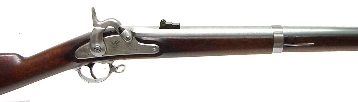 U.S. Model 1861 Springfield rifle musket dated 1862 (on both barrel and ...