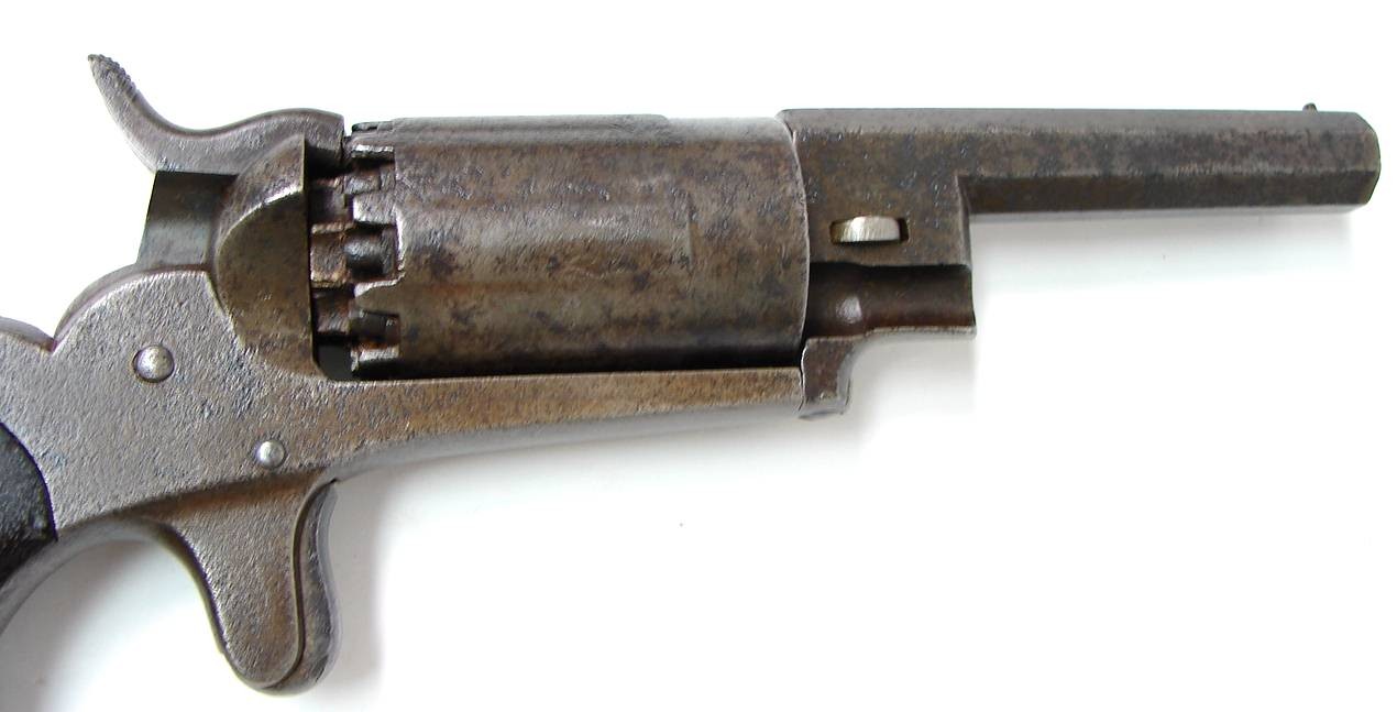 Walch Iron Frame Revolver. Scarce 10 shot revolver. Sharp gun with some ...