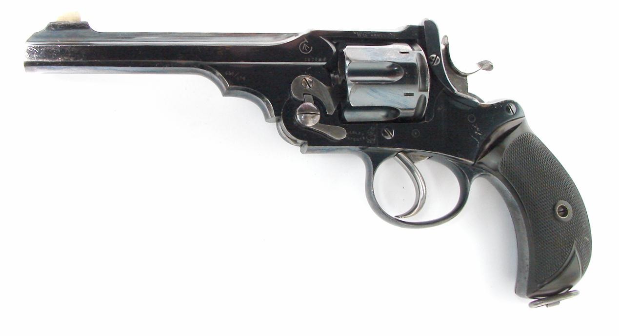 Webley 1894 W.G. Army .455/.476 caliber revolver. Excellent bore. Has ...