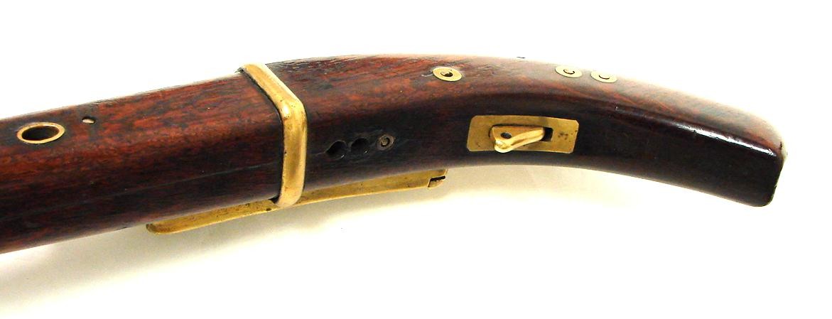 Japanese Matchlock Pistol. Barrel length 12", overall length 18 1/2 ...