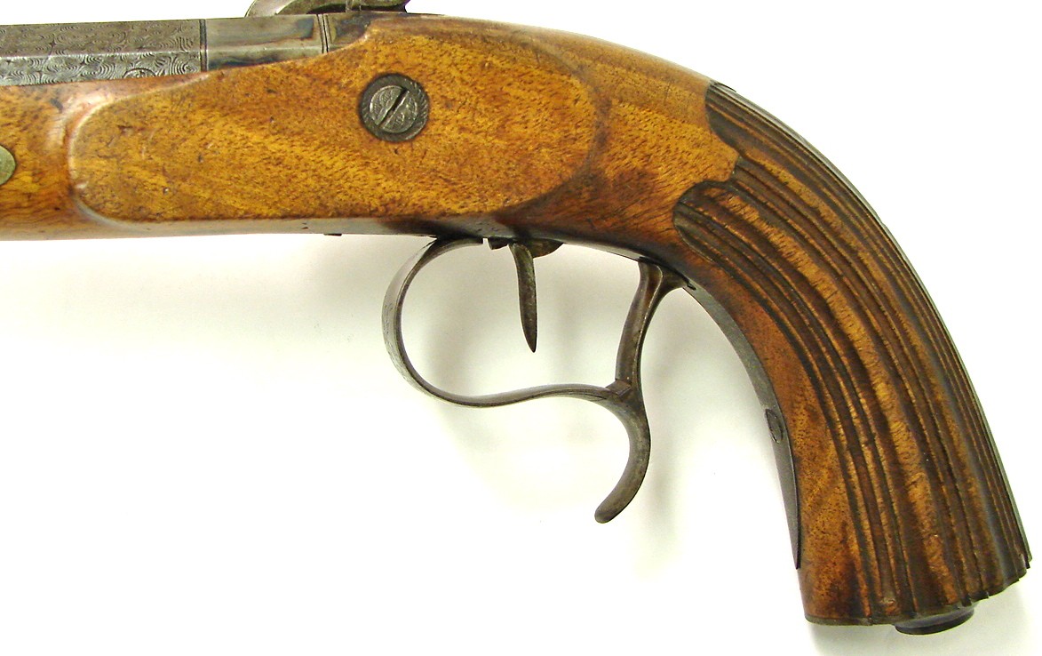 Pair of Belgian made dueling pistols. Bore is approximately .58 caliber ...