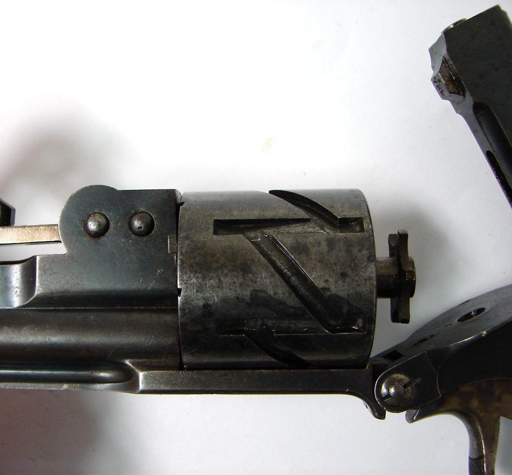 Mauser Brothers 1878 7.65 MM very rare revolver. This is a hinged frame ...