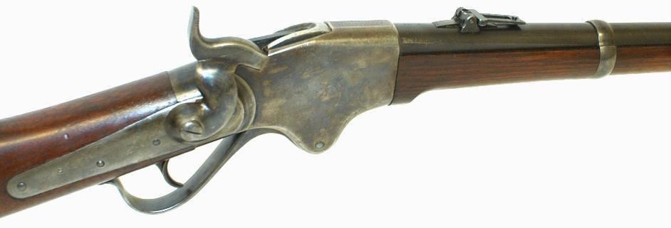 Spencer Military rifle. Barrel marked M-1865 but serial number 91xxx ...