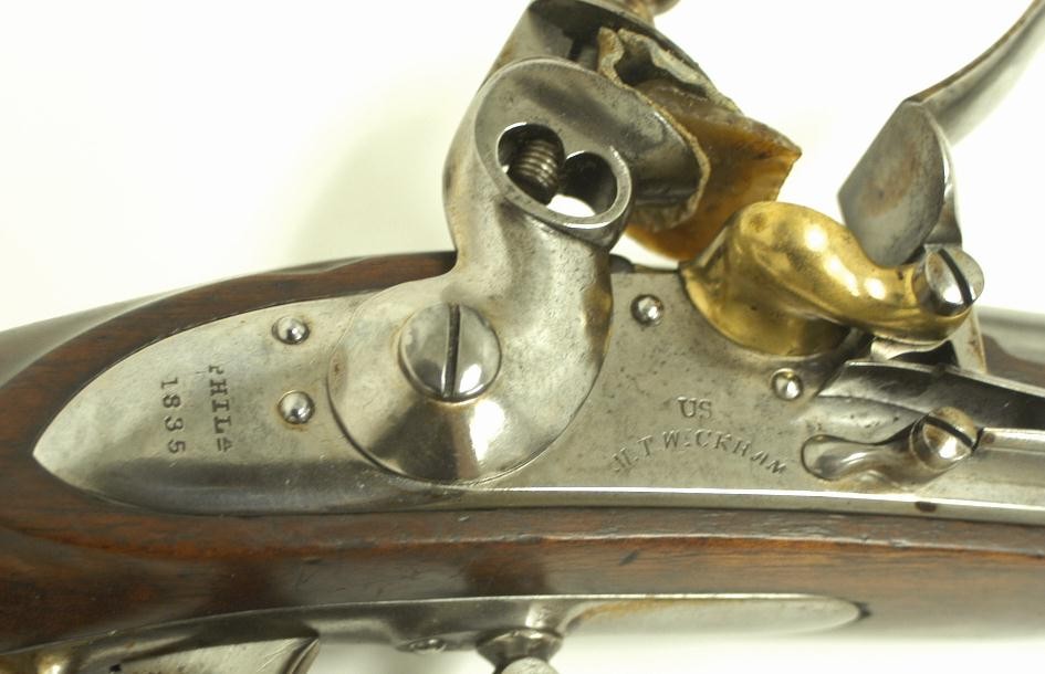 U.S. Model 1816 musket with 1835 date. Wickham contract. Fine cartouche ...
