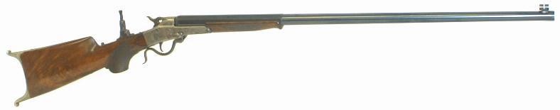 Maynard Model 16 target rifle with 30 barrel, tang rear and wind gauge ...