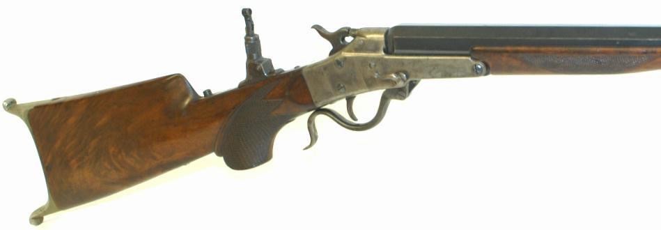 Maynard Model 16 target rifle with 30 barrel, tang rear and wind gauge ...
