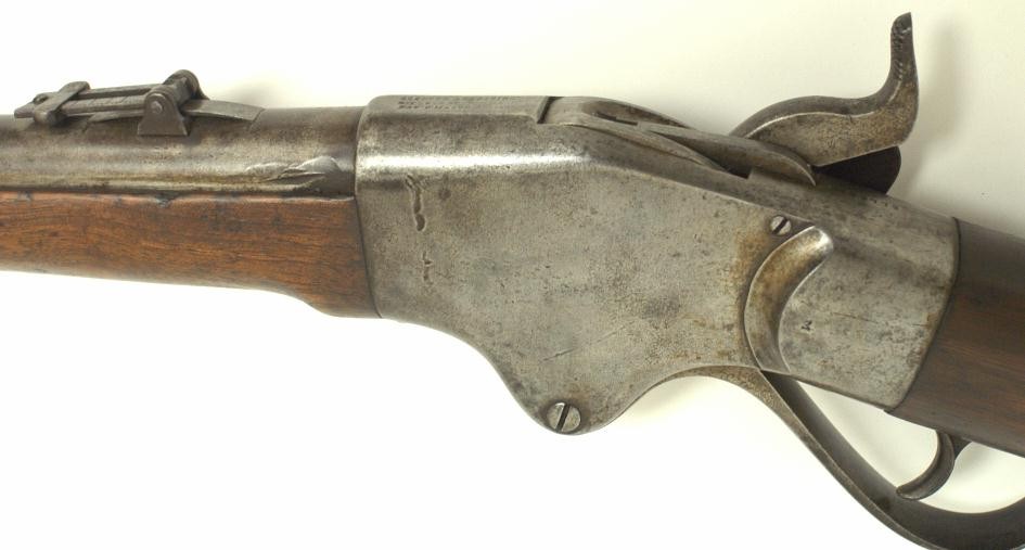 Spencer Army .52 caliber rifle with excellent bore. Wood is very good ...