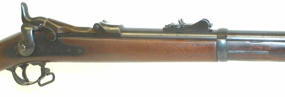 U.S. Model 1877 Trapdoor Springfield rifle with ESA cartouche. 83xxx ...