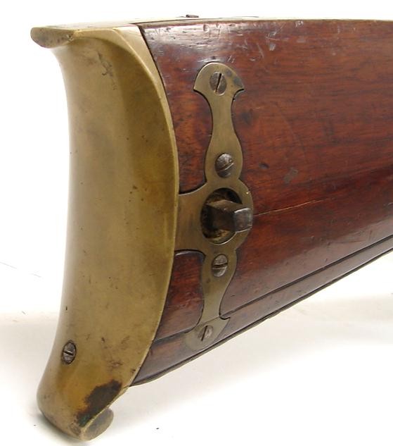 Early Air Rifle with set trigger. Rare! Bellows operated with spanner ...