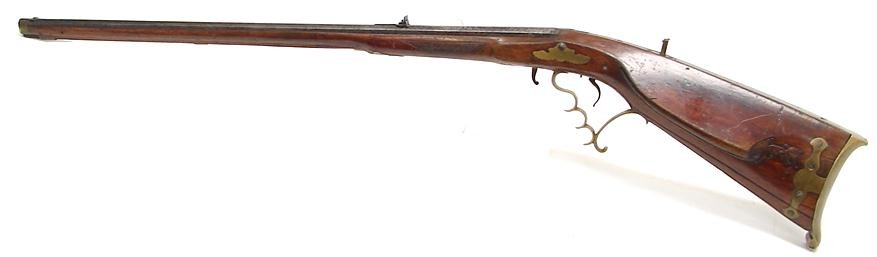 Early Air Rifle with set trigger. Rare! Bellows operated with spanner ...