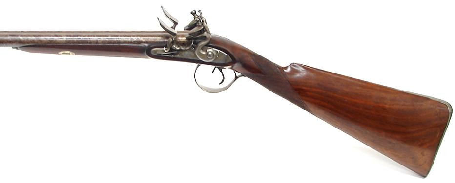 British 20 gauge double barrel flintlock fowler by Burgon. Very good ...