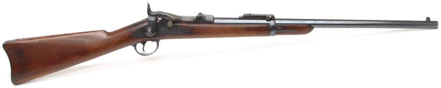 U.S. Model 1884 Springfield saddle ring carbine with stock cartouched ...